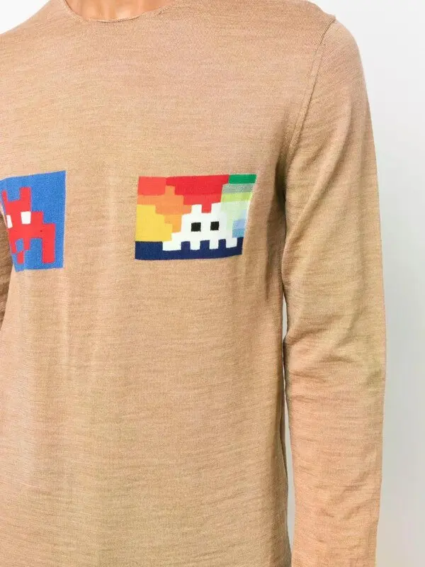 Comme Des Garçons Graphic Print Jumper