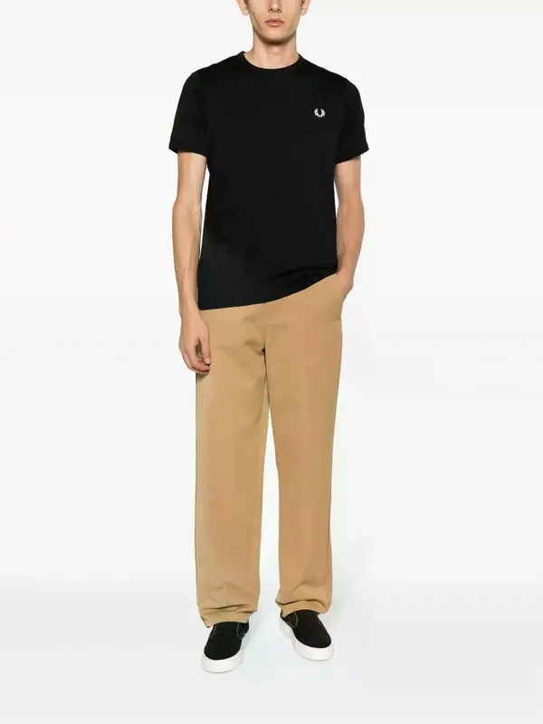 Fred Perry Ringer Short-sleeve T-shirt - Black