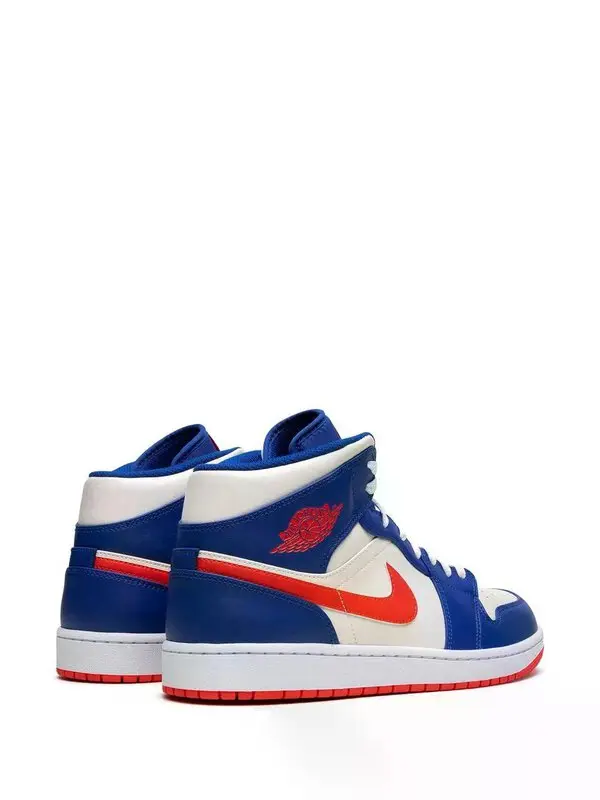 JORDAN Air 1 Mid Knicks Sneakers - White