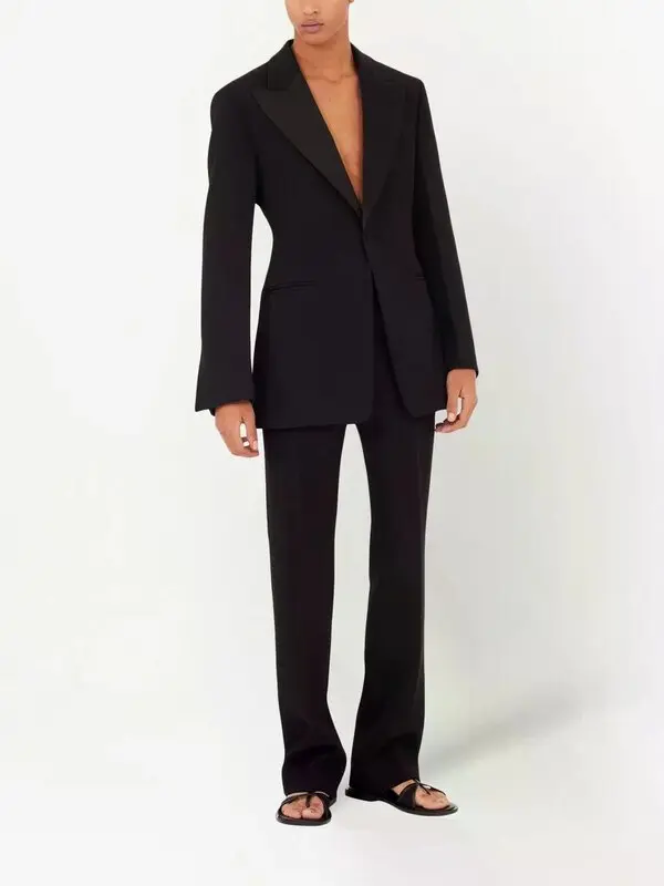 FERRAGAMO Single-breasted Tuxedo Blazer