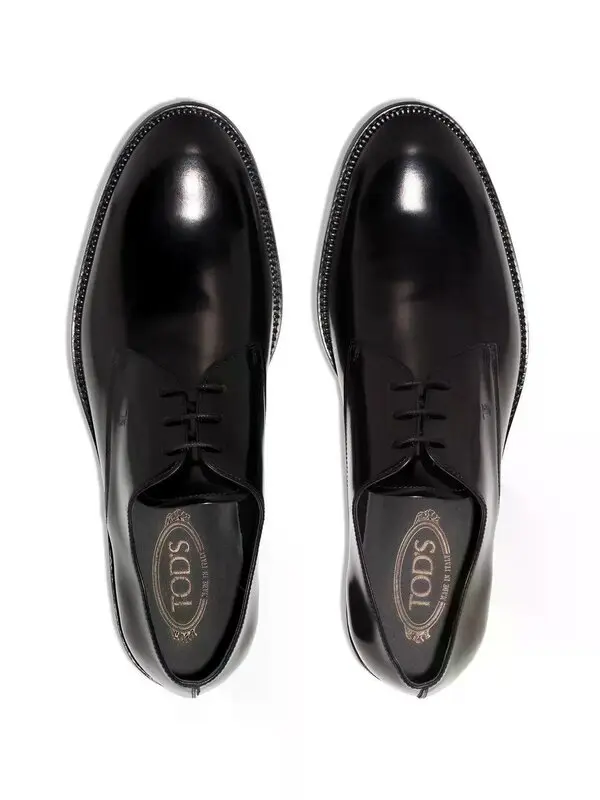 TOD'S Polished Leather Derby Shoes