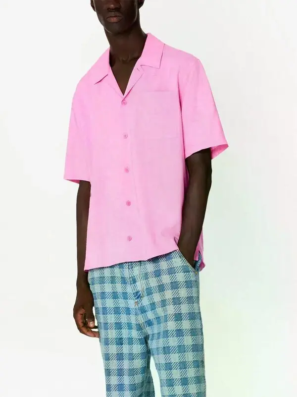AMI Paris Short-sleeve Shirt - Pink