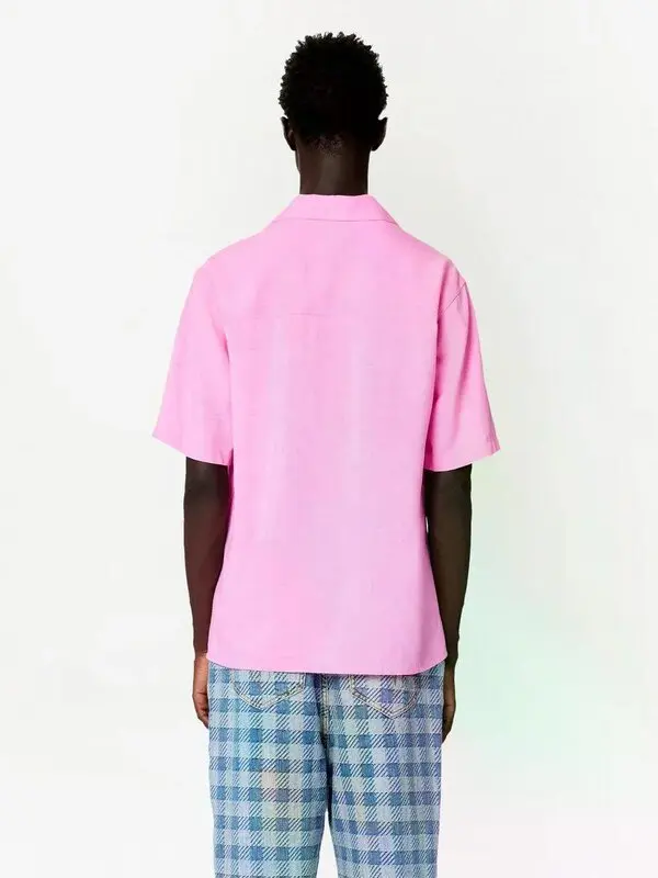 AMI Paris Short-sleeve Shirt - Pink