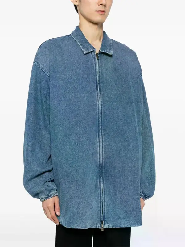 Fear Of God Zip-up Denim Shirt Jacket