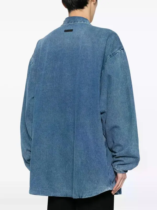 Fear Of God Zip-up Denim Shirt Jacket