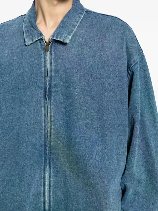 Fear Of God Zip-up Denim Shirt Jacket