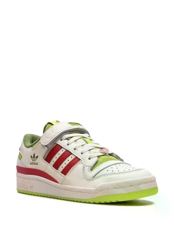 Adidas Forum Low 'the Grinch' Lace-up Sneakers