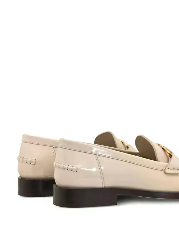 FERRAGAMO Gancini Leather Loafers
