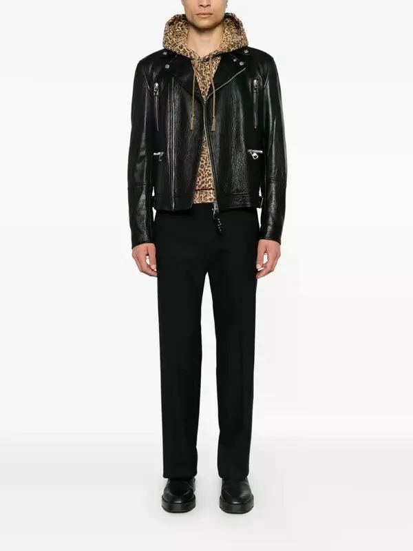 Alexander McQueen Leather Biker Jacket