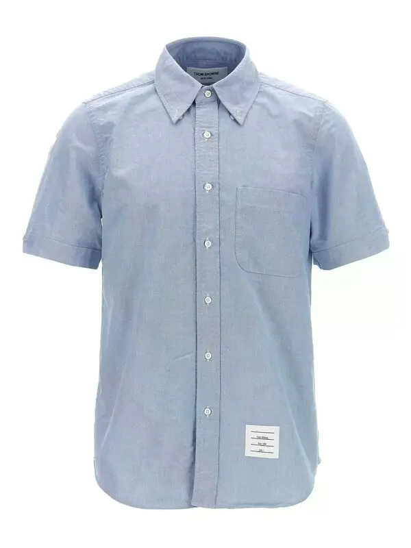 Thom Browne Cotton Shirt - Blue
