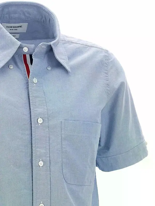 Thom Browne Cotton Shirt - Blue