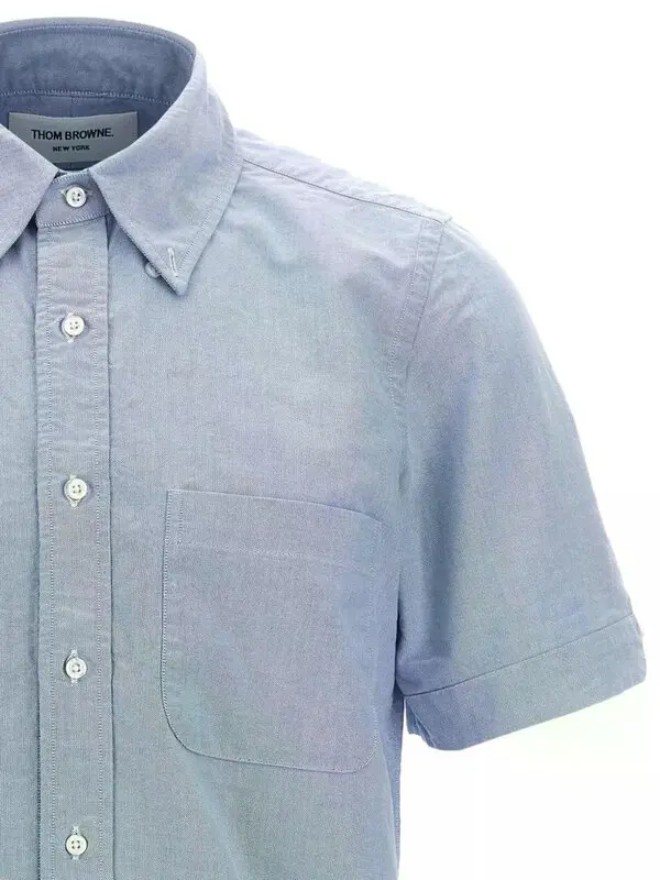 Thom Browne Cotton Shirt - Blue
