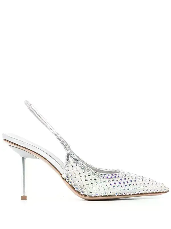 LE SILLA 80mm Gilda Crystal-embellished Pumps