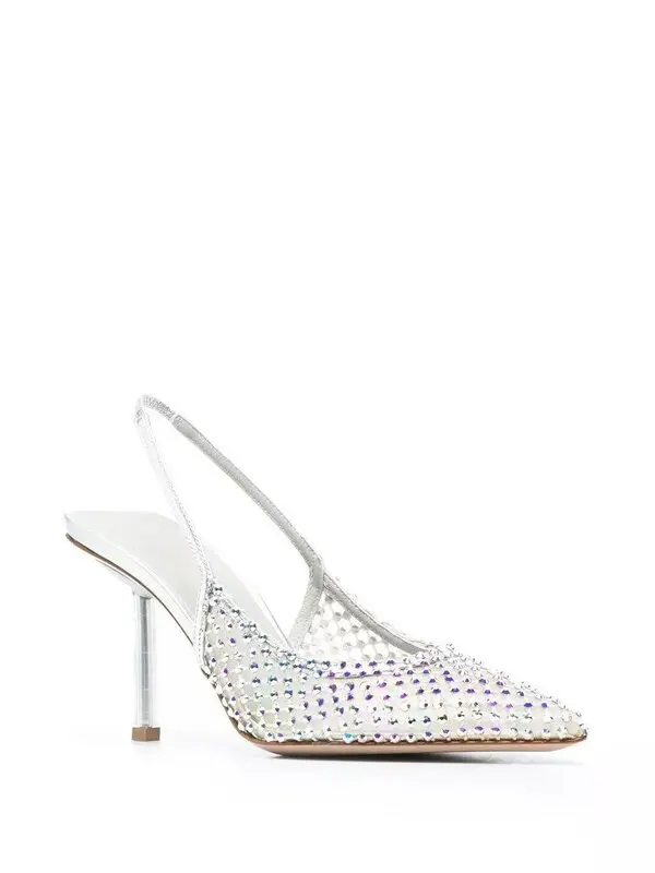 LE SILLA 80mm Gilda Crystal-embellished Pumps