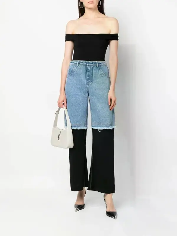 Christopher Esber Deconstructed Straight-leg Jeans