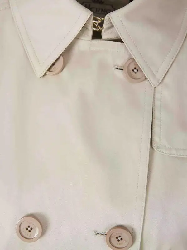 Herno Cotton Trench Coat - Neutrals