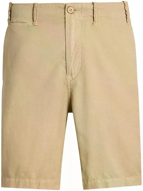 Polo Ralph Lauren Cotton-linen Blend Chino Shorts - Neutrals