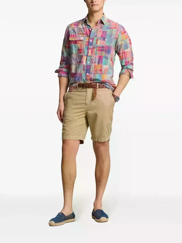 Polo Ralph Lauren Cotton-linen Blend Chino Shorts - Neutrals