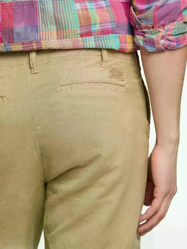 Polo Ralph Lauren Cotton-linen Blend Chino Shorts - Neutrals