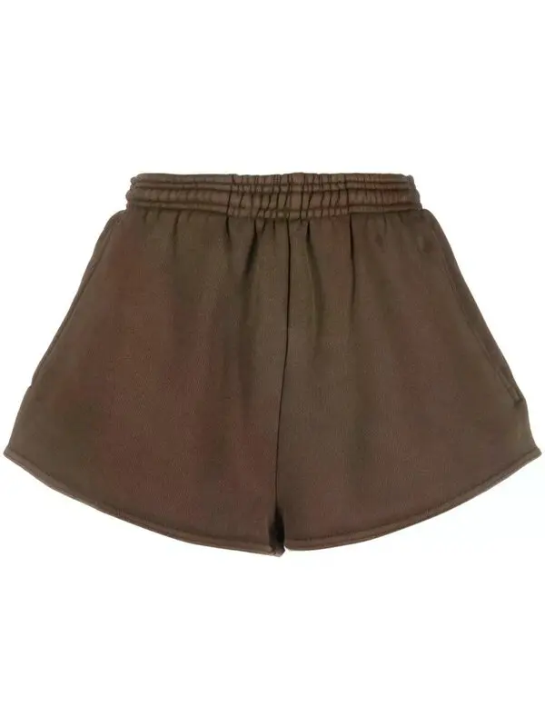 ENTIRE STUDIOS Washed Elasticated-waistband Shorts