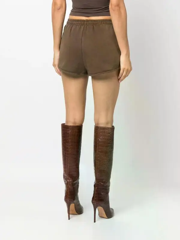 ENTIRE STUDIOS Washed Elasticated-waistband Shorts