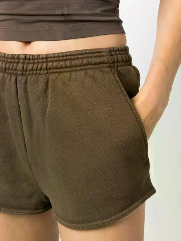 ENTIRE STUDIOS Washed Elasticated-waistband Shorts