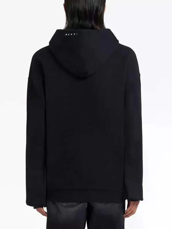 Marni Slogan-print Cotton Hoodie