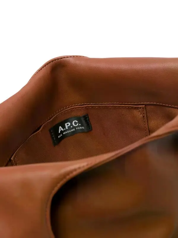 A.p.c. Ninon Logo-print Tote Bag - Brown