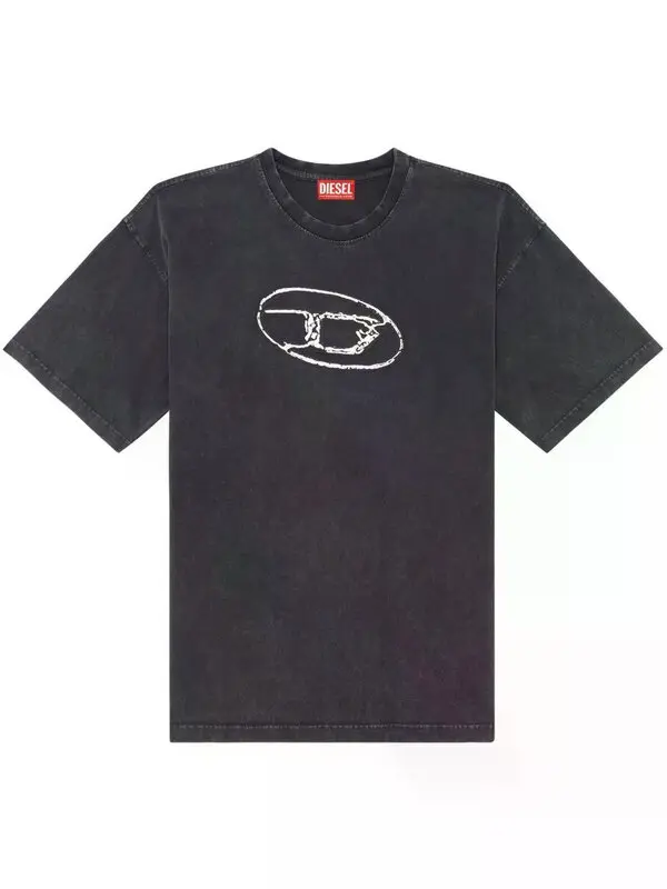 DIESEL® Logo-print Cotton T-shirt