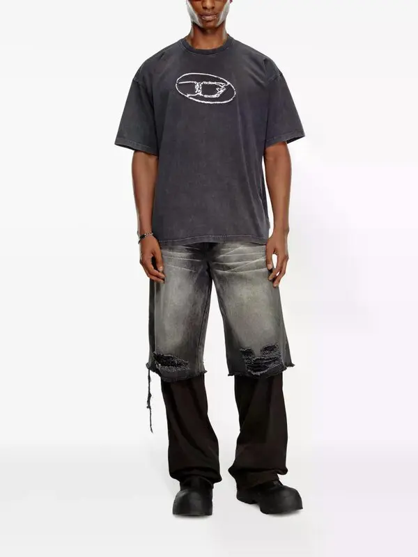 DIESEL® Logo-print Cotton T-shirt