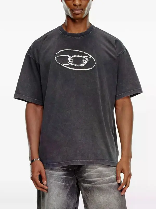 DIESEL® Logo-print Cotton T-shirt
