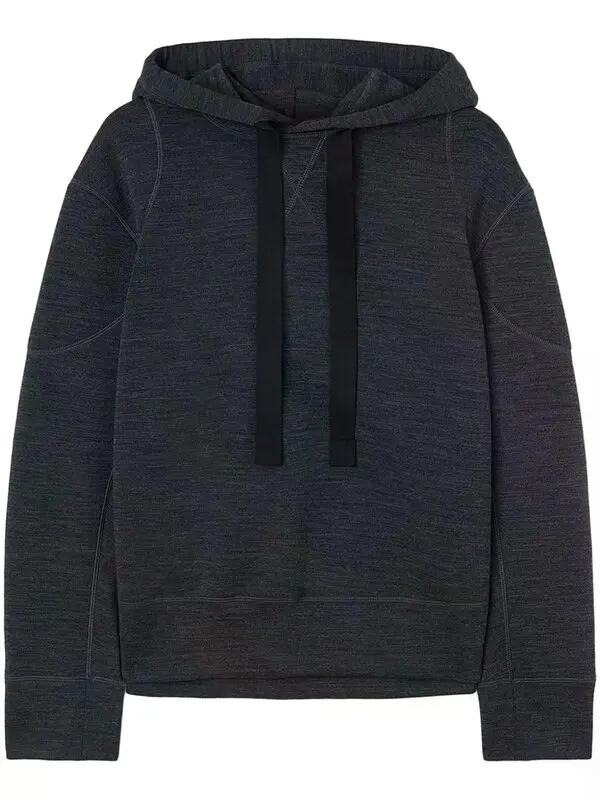 JIL SANDER Drawstring Wool Hoodie
