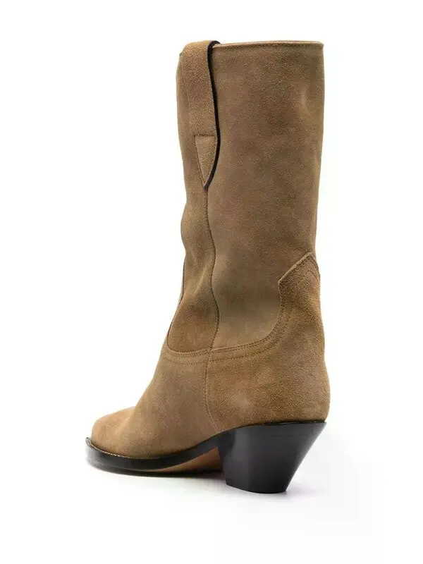 Isabel Marant Étoile Dahope Suede Boots - Neutrals