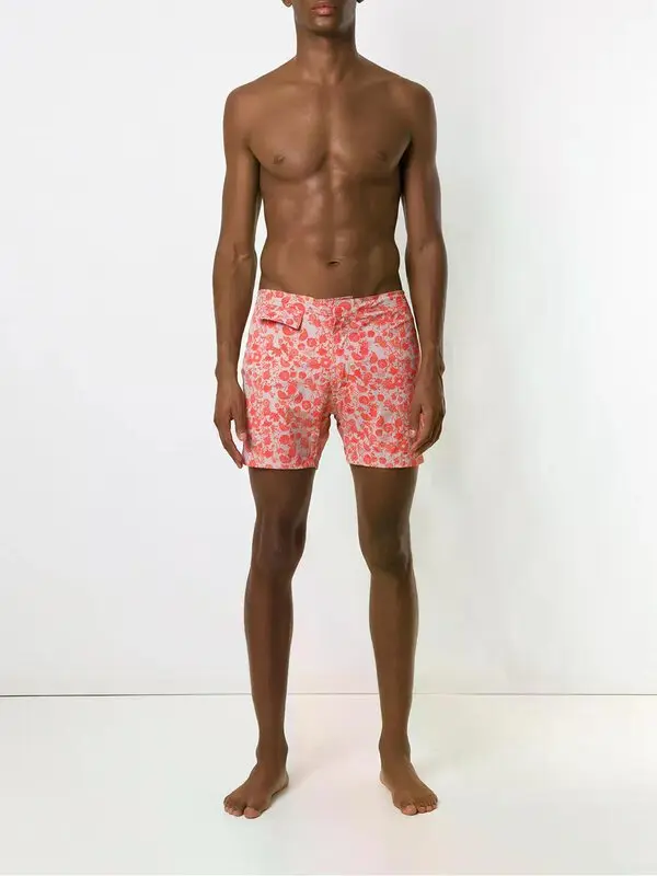 AMIR SLAMA Floral Tactel Shorts