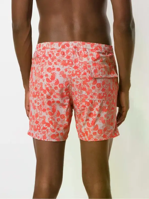 AMIR SLAMA Floral Tactel Shorts