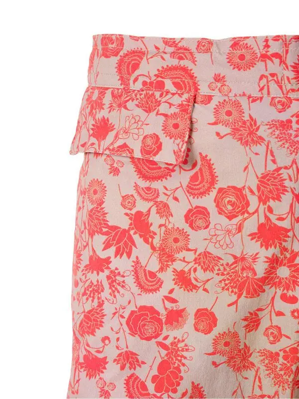 AMIR SLAMA Floral Tactel Shorts