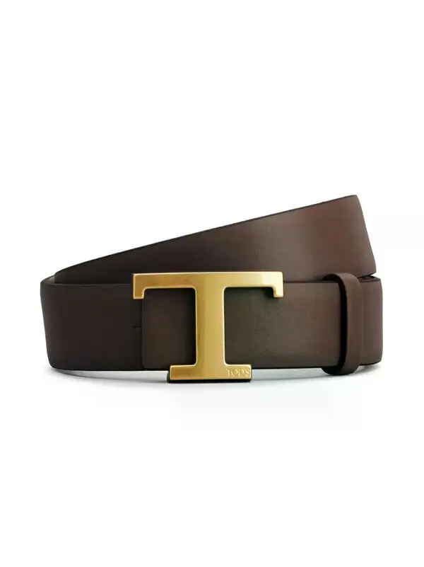 TOD'S T Timeless Reversible Leather Belt