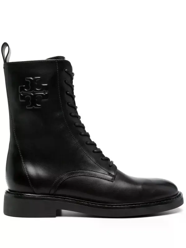 Tory Burch Double T Combat Boots