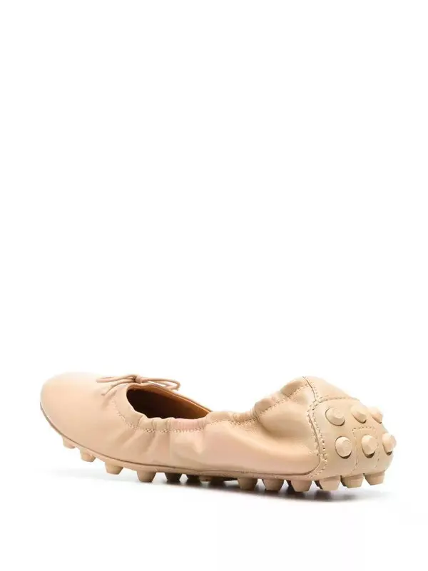 TOD'S Gommino Ballerina Shoes - Neutrals