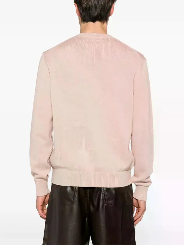 Etro Motif-embroidered Cotton Jumper - Pink