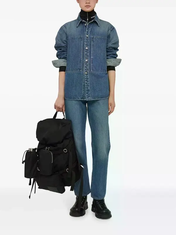 JIL SANDER Logo-appliqué Straight-leg Jeans