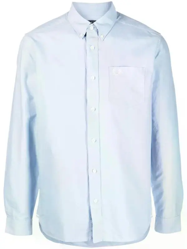 Fred Perry Logo-embroidery Cotton Shirt