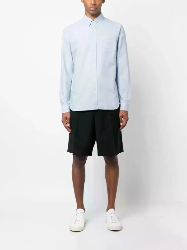 Fred Perry Logo-embroidery Cotton Shirt