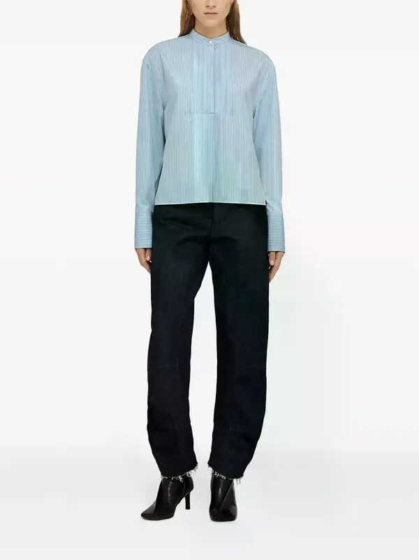 JIL SANDER Striped Cotton Shirt