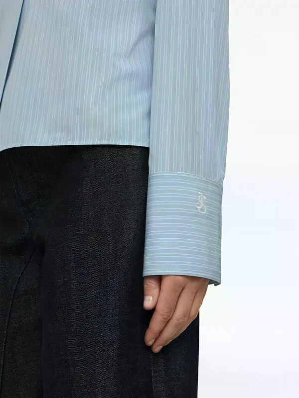 JIL SANDER Striped Cotton Shirt