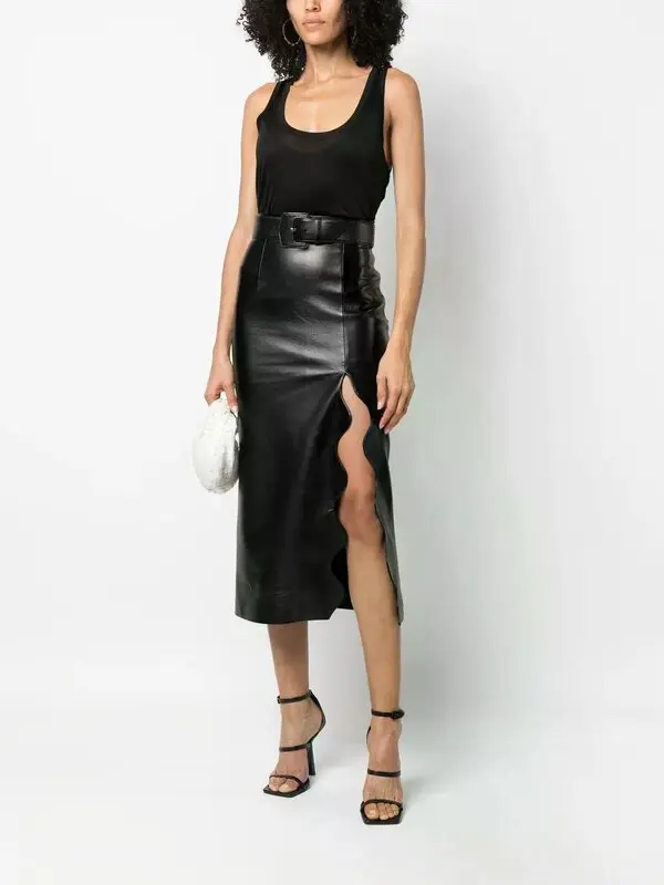 TOM FORD Logo-patch Silk Tank Top - Black