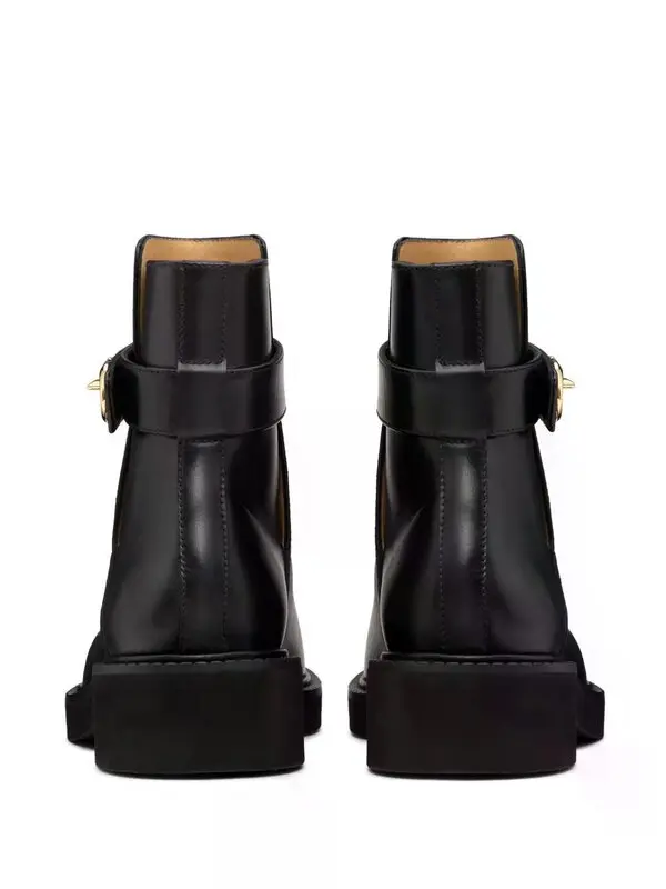 Valentino Garavani 40mm Vlogo Locker Ankle Boots