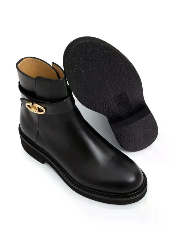 Valentino Garavani 40mm Vlogo Locker Ankle Boots