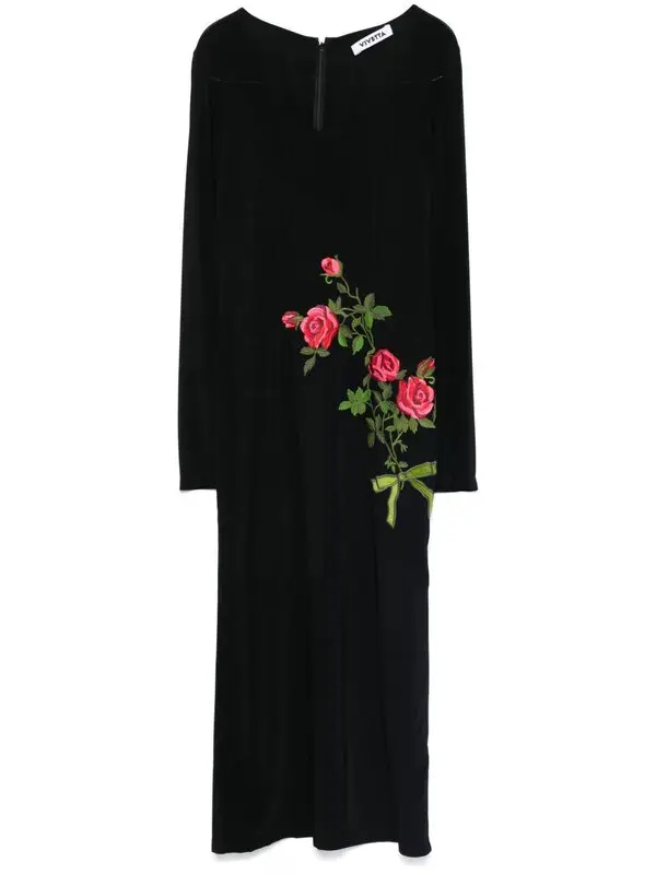 Vivetta Floral Embroidered Midi Dress
