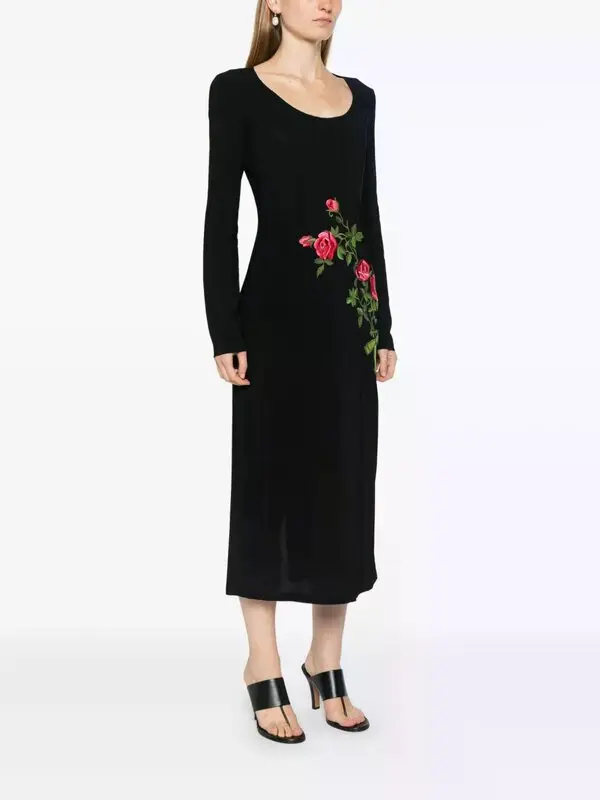 Vivetta Floral Embroidered Midi Dress